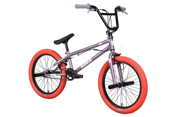 Велосипед Stark'24 Madness BMX 2 (фиолетово-серый/перламутр/красный) HQ ...
