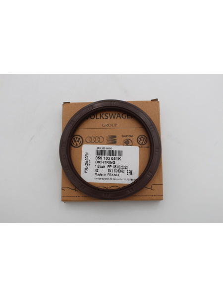 Сальник коленвала задний VAG 059103051K / Audi A5, A6, A7, A8, Q3, Q5 ...