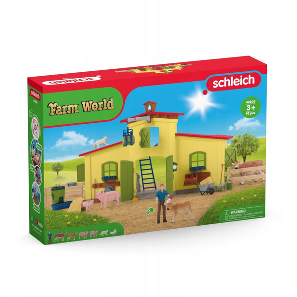 Фигурки Schleich Farm World Большая ферма с животными и аксессуарами ...