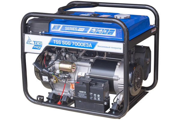 Бензогенератор TSS SGG 7000E3A - купить по низкой цене в интернет-магазине OZON (1413542586)