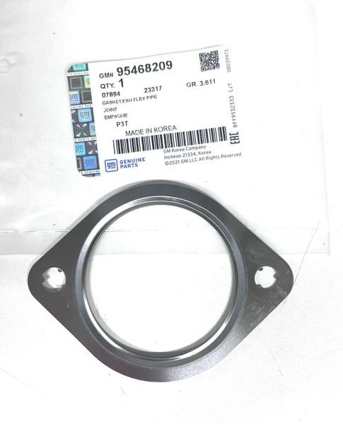 Прокладка приёмной трубы General Motors 95468209 Opel Mokka, Chevrolet ...