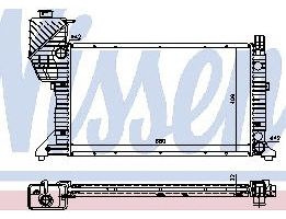 Радиатор охлаждения для Мерседес Спринтер 1997-, Mercedes Sprinter 901 ...