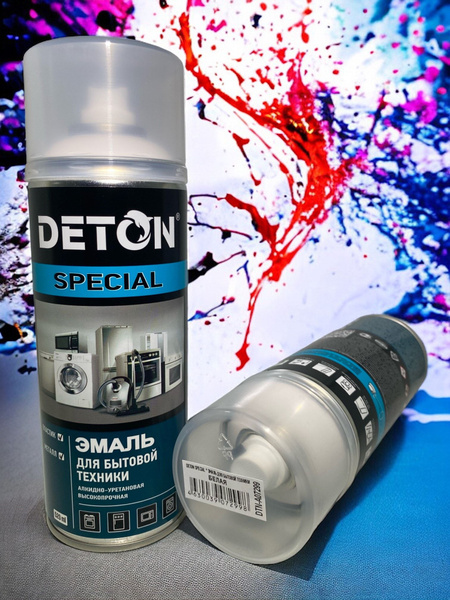 Эмаль Deton бытовая2 Гладкая, Алкидная, Глянцевое покрытие, черный ...