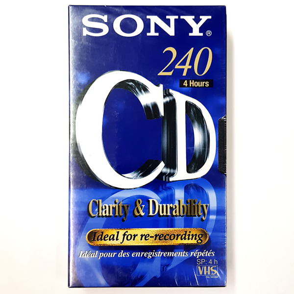 Sony Видеокассета VHS CD 240, 240 мин - купить с доставкой по выгодным ...