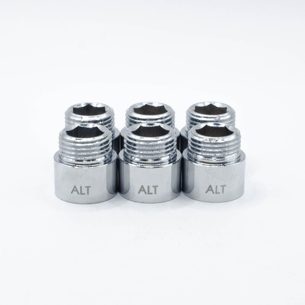 Altstream Удлинитель хромированный 1/2"x15 мм ВР-НР латунный (6 шт ...