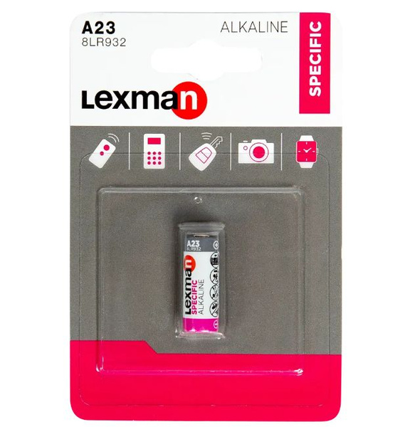 Lexman Батарейка 3LR50 (A23, MN21, K23A, LRV08 (LRV8), 8LR932 ...