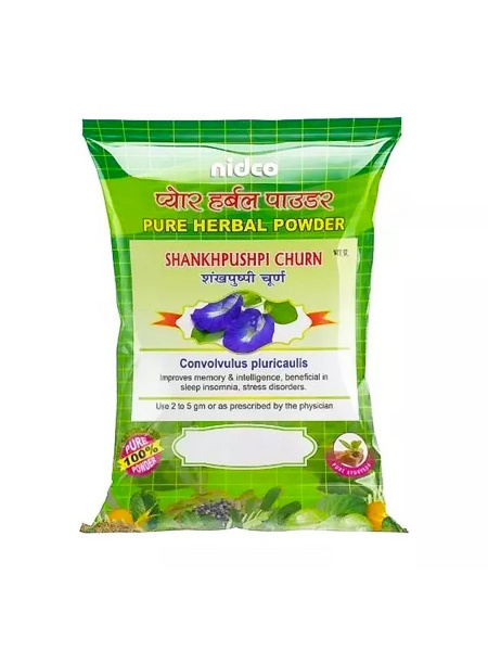 Nidco Ayurveda Шанкхапушпи Чурна (Shankhapushpi Churna), 100гр - купить ...