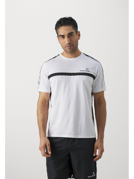 Футболка Sergio Tacchini, размер 50, цвет белый, черный - купить по ...