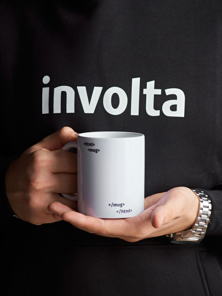 Кружка involta "Html", 330 мл купить c доставкой на OZON по низкой цене ...