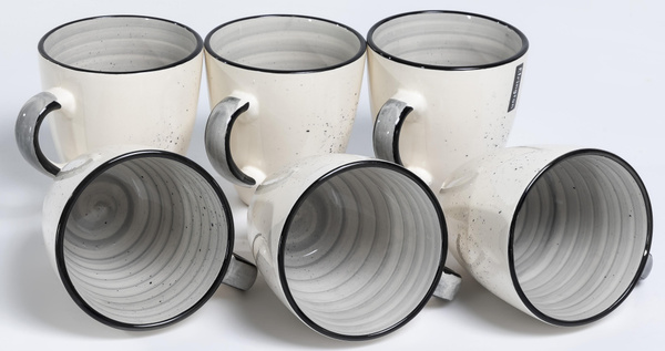 Кружка Lux Farfor "крапинка и полосы", 400 мл - купить по доступным ценам в интернет-магазине ...