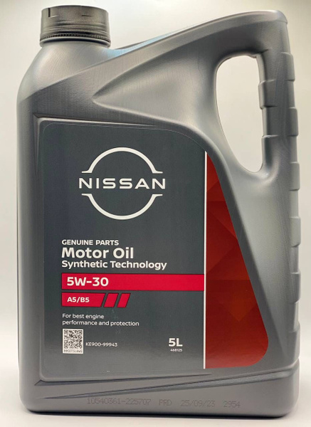 Масло моторное Nissan 5W-30 Синтетическое - купить в интернет-магазине ...