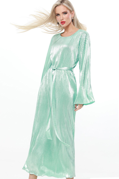 Платье Женский DStrend зеленый Полиэстер, размер 44 купить c доставкой на OZON по низкой цене ...