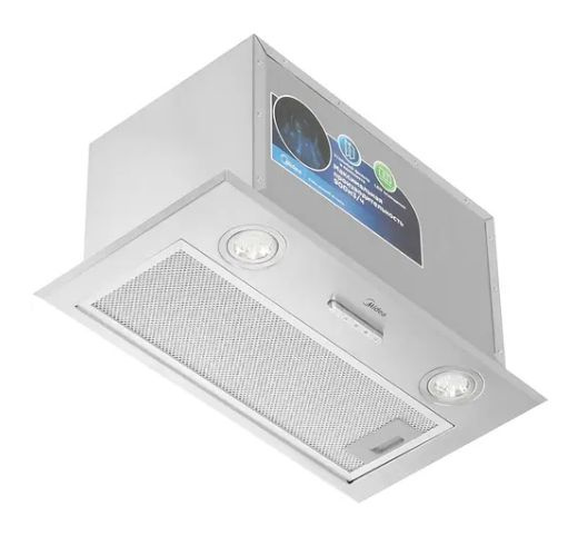 Вытяжка Midea встраиваемая Midea MH60I370X, нержавеющая сталь купить по ...