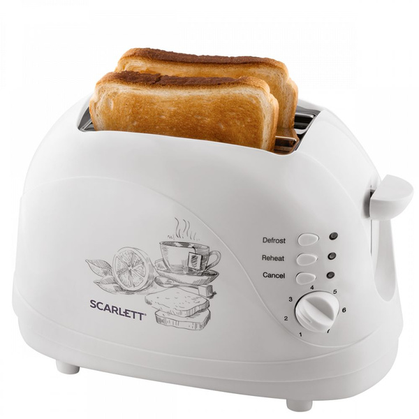 Тостер Scarlett SC-TM11007, белый купить по выгодной цене в интернет ...