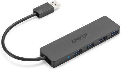 Адаптер Anker 4-Port USB 3.0 Ultra Slim Data Hub A7516016 - купить с ...
