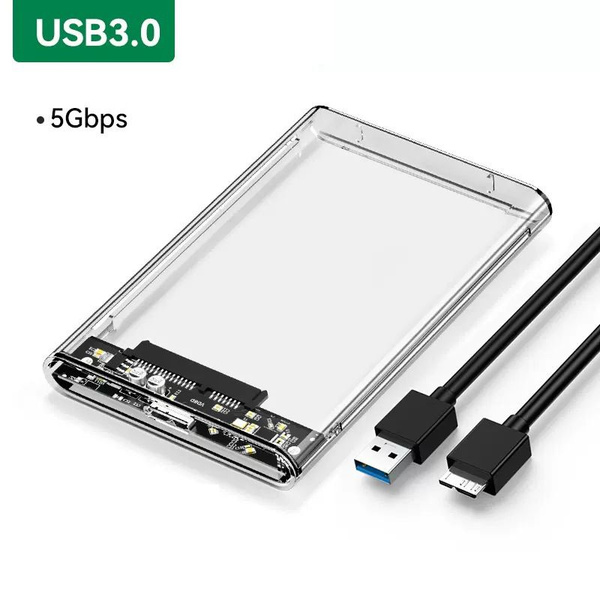 Бокс для жесткого диска 2.5"(HDD, SSD) USB 3.0 - купить с доставкой по выгодным ценам в интернет ...