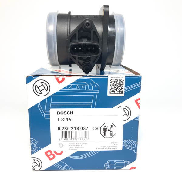 Датчик массового расхода воздуха (ДМРВ) Bosch. Артикул - 0280218037 ...