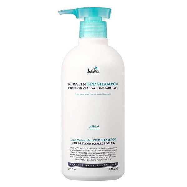 Lador Безсульфатный шампунь для волос с кератином Keratin LPP Shampoo ...
