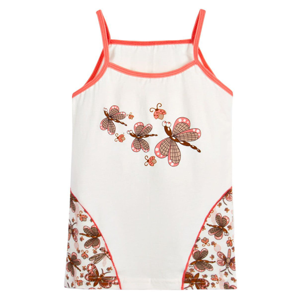 Майка Девочки Donella разноцветный, размер 86, 92 Хлопок Спортивный Танцы, Гимнастика Турция ...