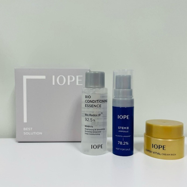 IOPE Набор уходовых миниатюр/IOPE Best Solution Kit 3 items - купить с ...