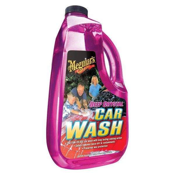 Автошампунь Meguiar's Автомобильный шампунь Deep Crystal Car Wash 1,89л ...
