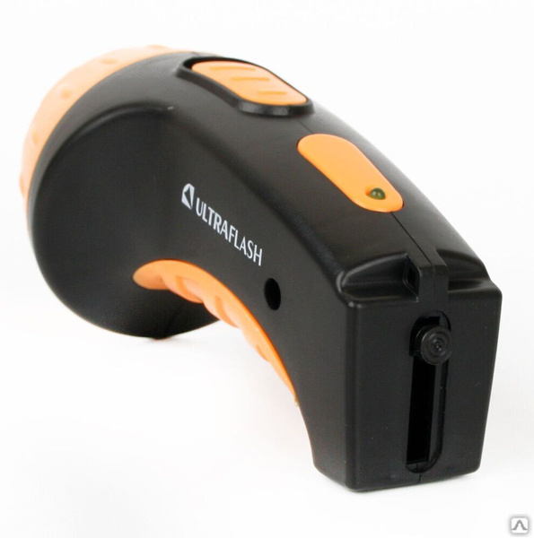 Ultraflash Фонари LED3804 фонарь аккум 220В, черный желтый, 4 LED, SLA, пластик, коробка ...