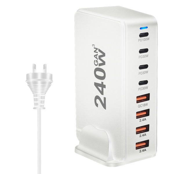 USB-концентратор, многопортовая зарядка, подходит для мобильного ...