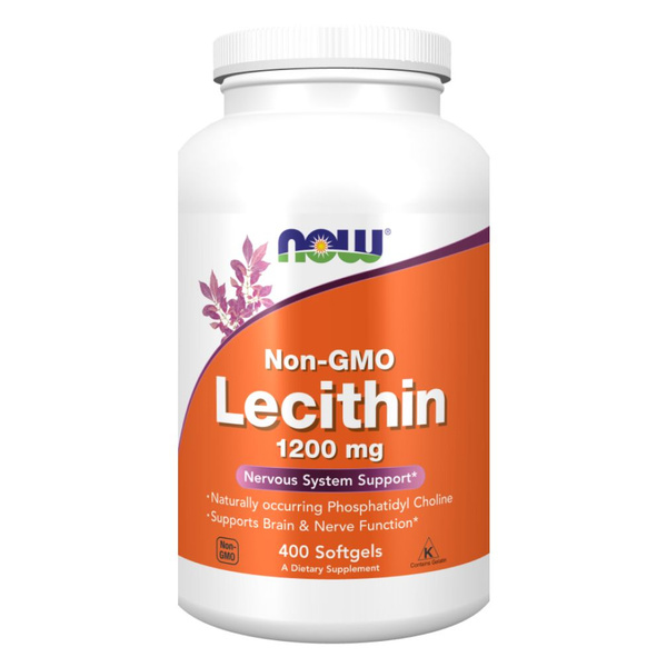 NOW Lecithin, Лецитин 1200 мг 400 капсул массой 1830 мг - купить с ...