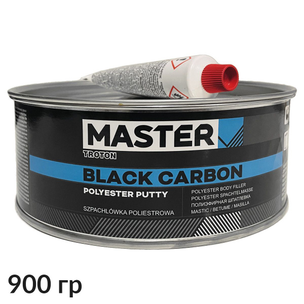 шпатлевка с углеволокном черная BLACK CARBON MASTER TROTON (0,5л ...