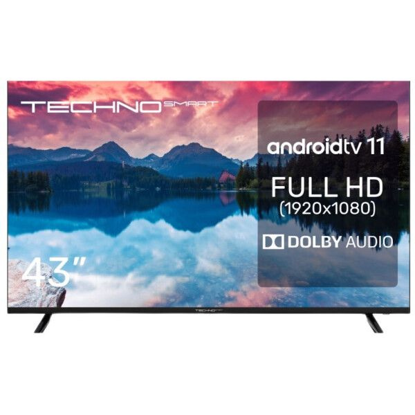 Купить телевизор TECHNO SMART KDG43GR680ANTS 43" - купить с доставкой по выгодным ценам в ...