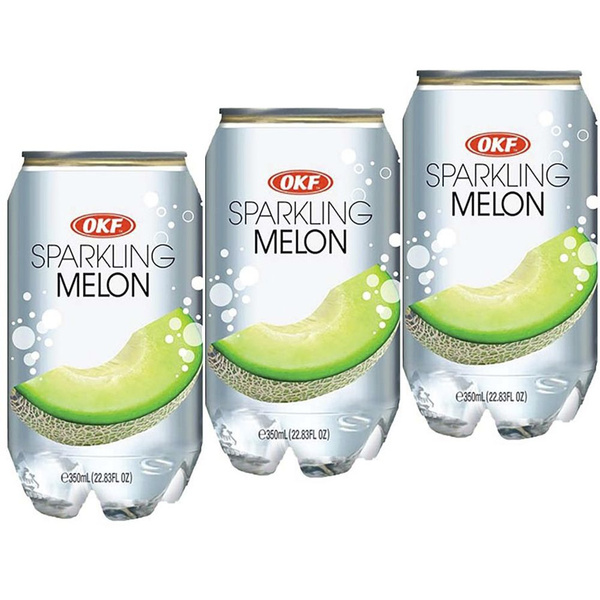 Газированный напиток OKF Sparkling Melon 3 шт по 350 мл - купить с доставкой по выгодным ценам в ...