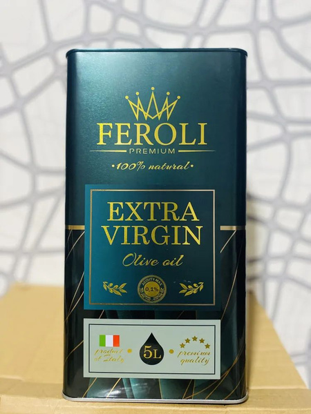 Масло Оливковое Feroli Extra Virgin 5L - купить с доставкой по выгодным ...