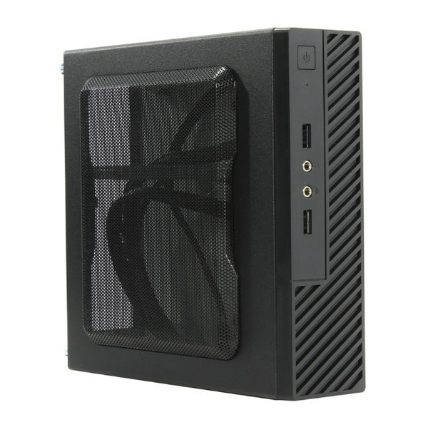 Компьютерный корпус Powerman Me100s Bk 6133715 черный Slim Desktop