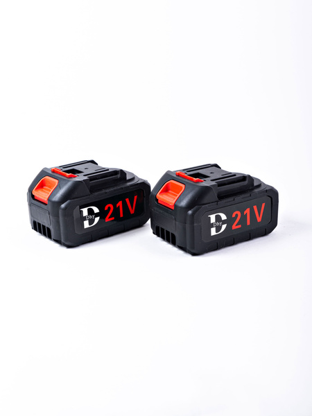 Аккумулятор 2шт Dhy 21V 2Ah без ЗУ, универсальный съемный литий-ионный, для электроинструмента ...