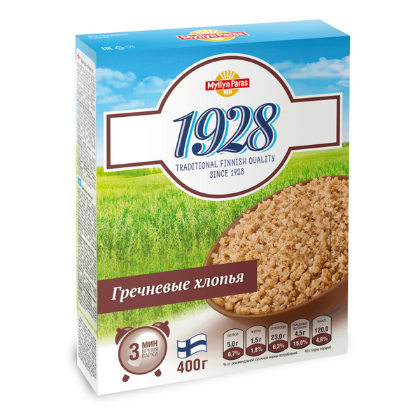 Хлопья Myllyn Paras 1928 гречневые 400 г - купить с доставкой по ...