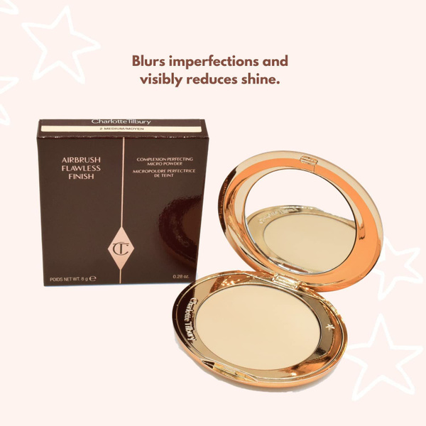 Charlotte Tilbury Матовый бронзер Airbrush Bronzer -2 Medium 8 г ...