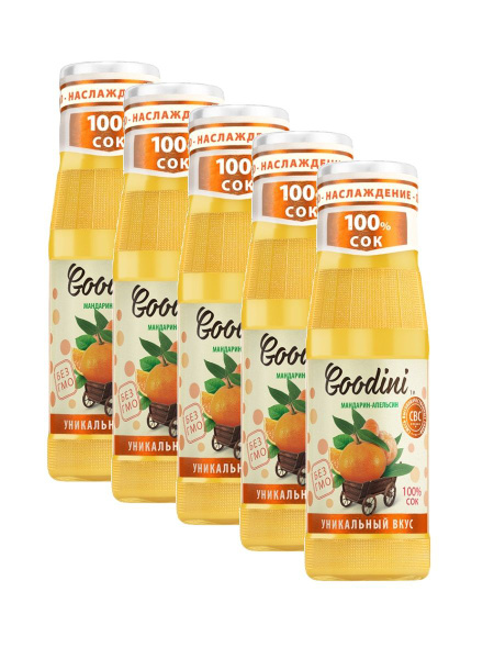 Сок Goodini мандарин-апельсин, 250 мл х 5 шт - купить с доставкой по ...