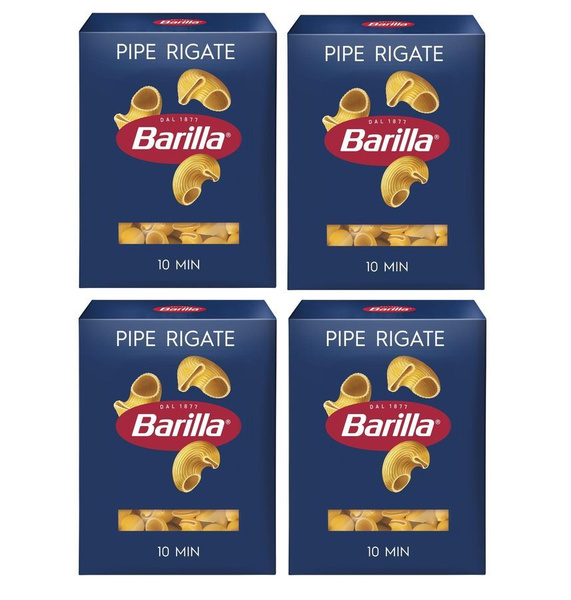 Макаронные изделия Barilla Pipe Rigate|Пипе Ригате №91, 450 г х 4 шт ...