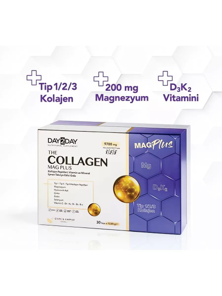 Характеристики Питьевой коллаген с магнием Day2Day The Collagen Mag plus подробное описание ...