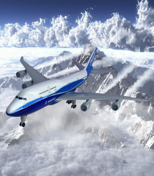 Модель самолёта металлическая Boeing 747 - 20 см. - купить в интернет-магазине OZON по выгодной ...