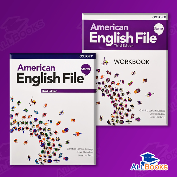 American English File Starter,Комплект Student's Book , Workbook +CD ...