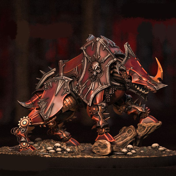 Juggernaut of Khorne (50*70мм) Джаггернаут Одержимый кровью Blades of ...