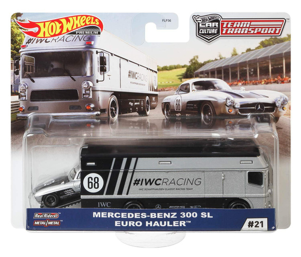 Машинка Hot Wheels Team Transport FLF56:Mercedes Benz 300 SL Euro ...
