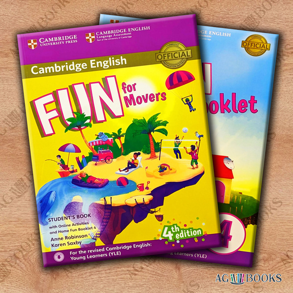 Fun For Movers комплект student's book + home fun booklet 4 + CD ...