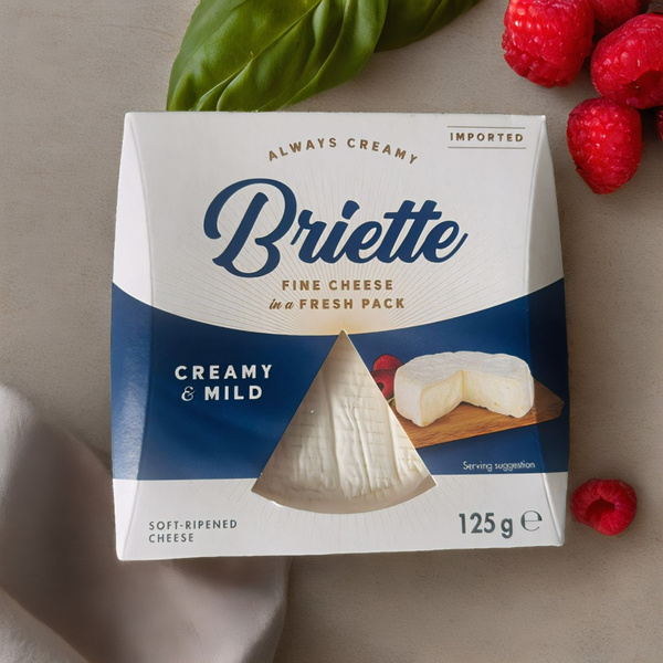 Сыр бри Бриетт (Briette Creamy Mild), 125 гр купить на OZON по низкой ...