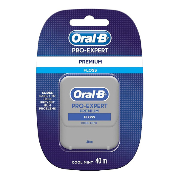Зубная нить Oral-В Pro Expert Premium вощеная 40 м, прохладная мята ...
