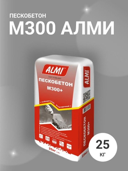 Пескобетон, 25 кг - купить по доступной цене в интернет магазине OZON ...