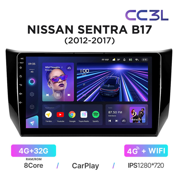 Магнитола Teyes CC3L 4-32 Гб для Nissan Sentra B17 (2012-2017 ...