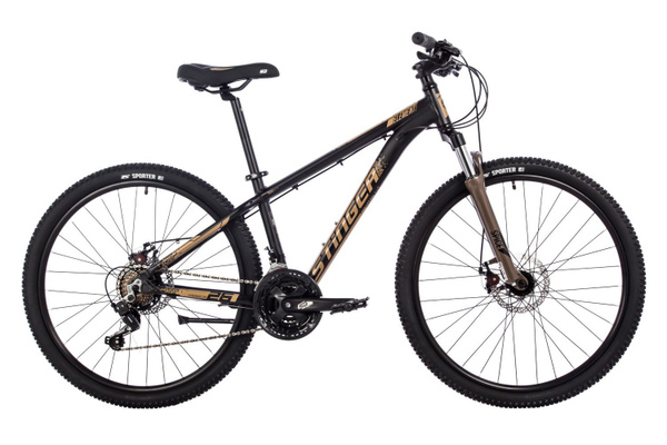 Велосипед горный STINGER ELEMENT EVO 26" 2024, 14", золотистый - купить по выгодной цене в ...