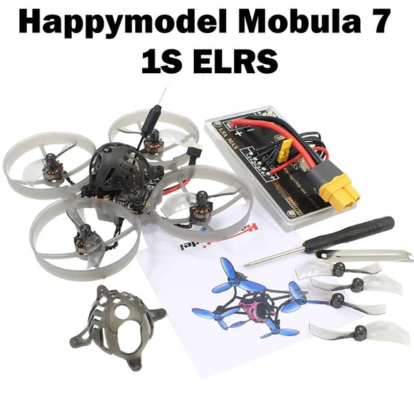Радиоуправляемый квадрокоптер вуп Happymodel Mobula 7 1S 75 мм ELRS ...
